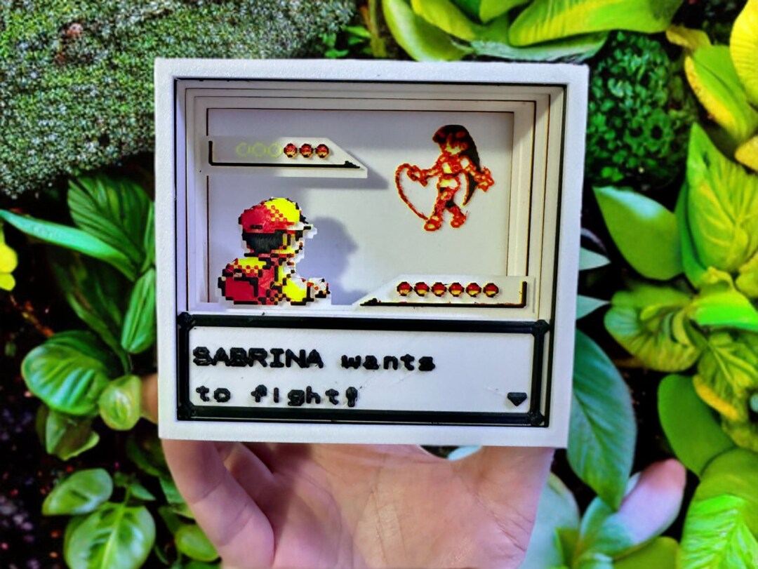 Pokemon 3d Cube Diorama Battle Scene Parallax Handcrafted Present ...