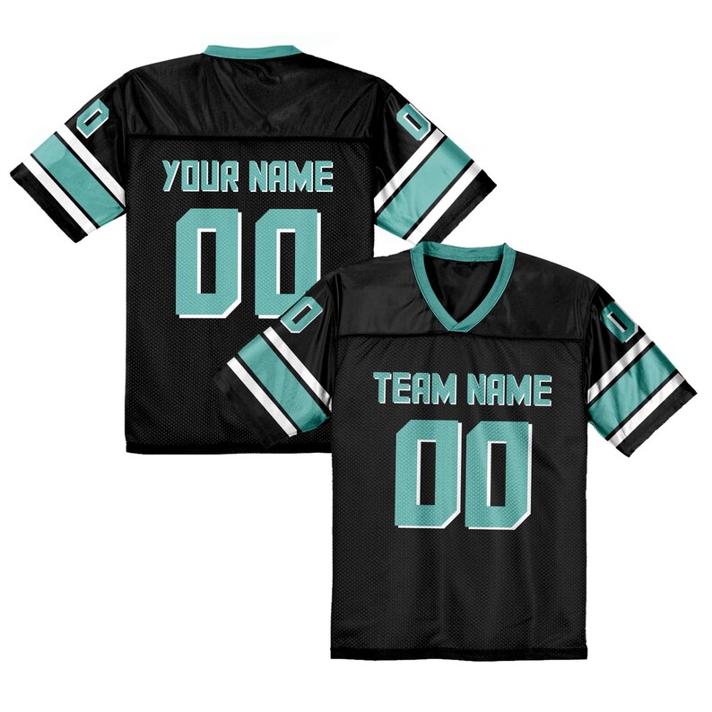 Custom Football Jersey, Personalized Football Shirt With Team Name ...
