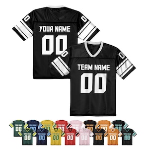 Custom Football Jersey, Personalized Football Shirt With Team Name ...