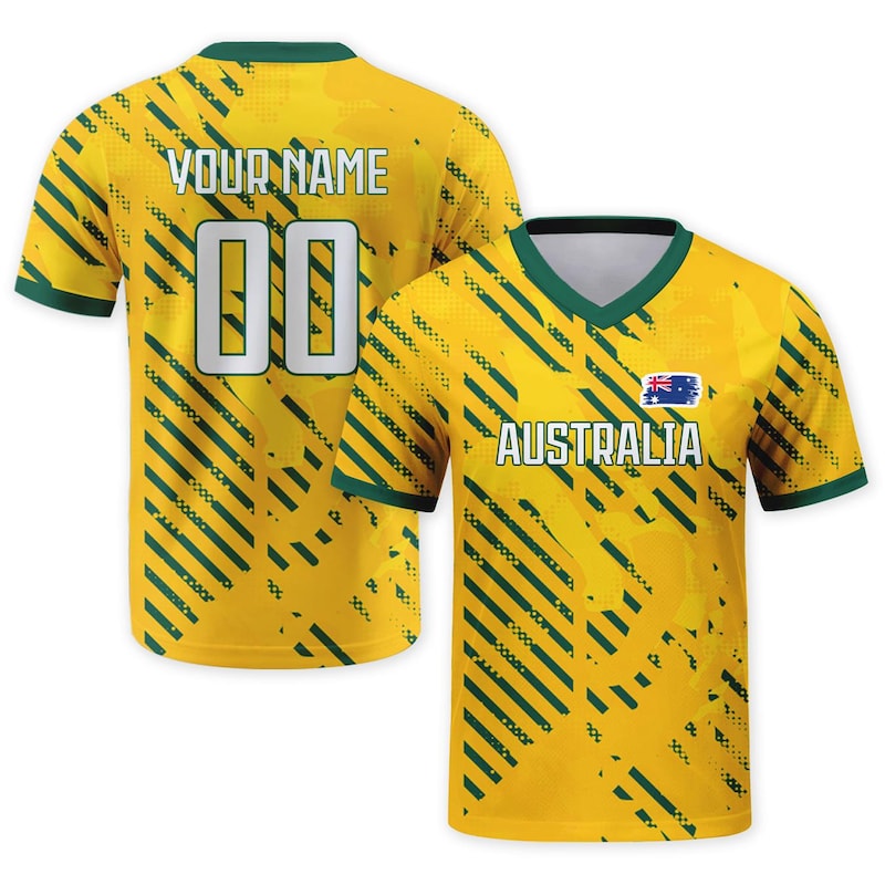 Australia Soccer Tshirt - Etsy