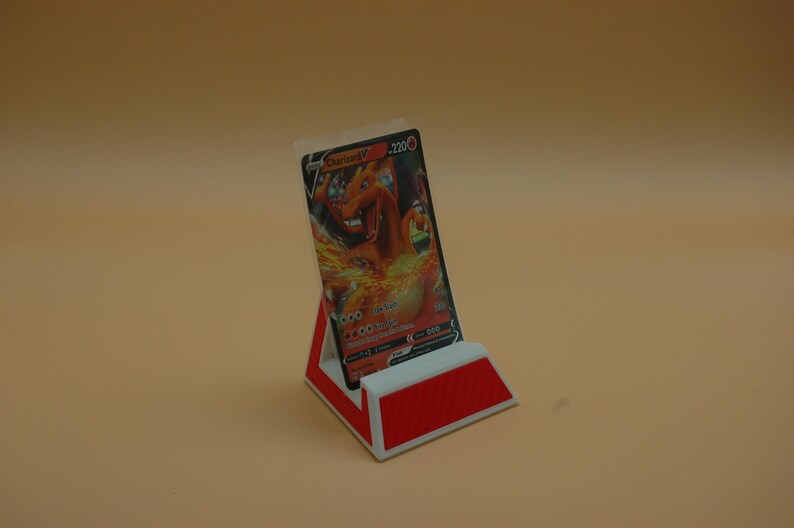 Premium Trading Card Display Stand Minimalist Modern Design Collector ...