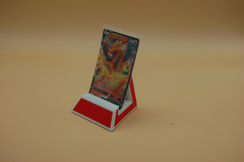 Premium Trading Card Display Stand Minimalist Modern Design Collector ...