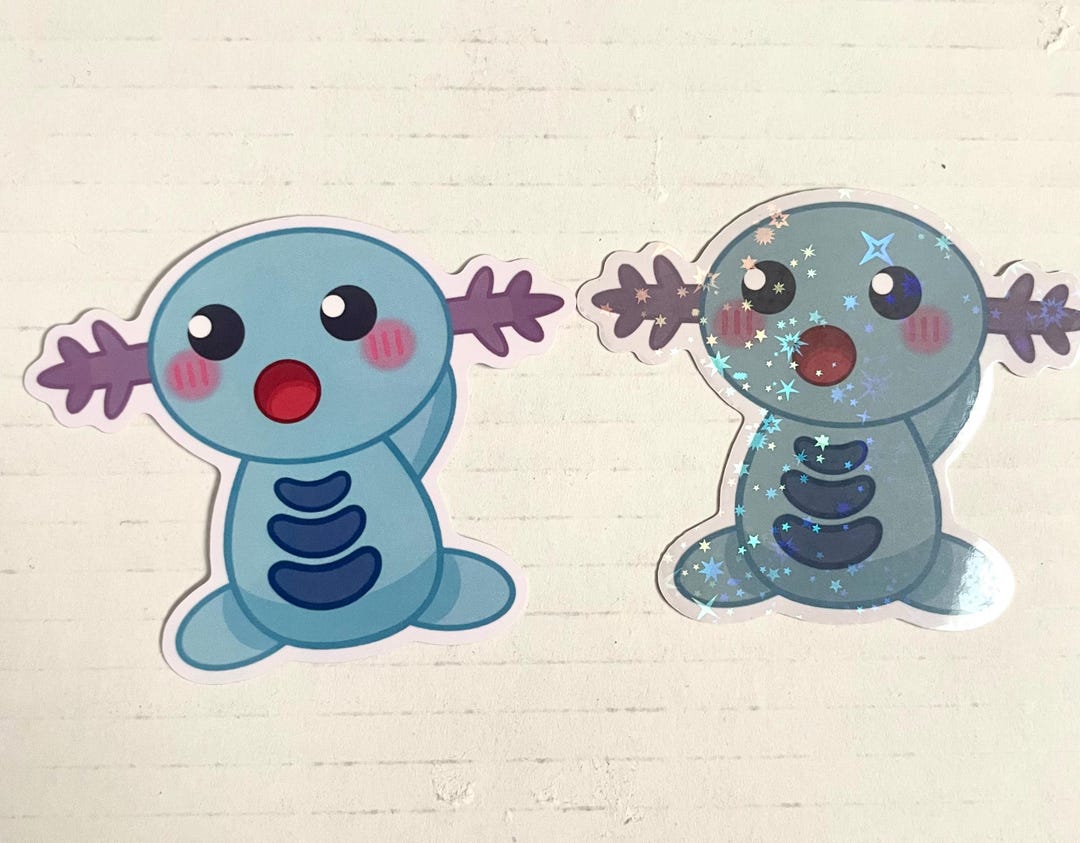 Cute Wooper Sticker || Vinyl Sticker || Die Cut Stickers || Cute ...