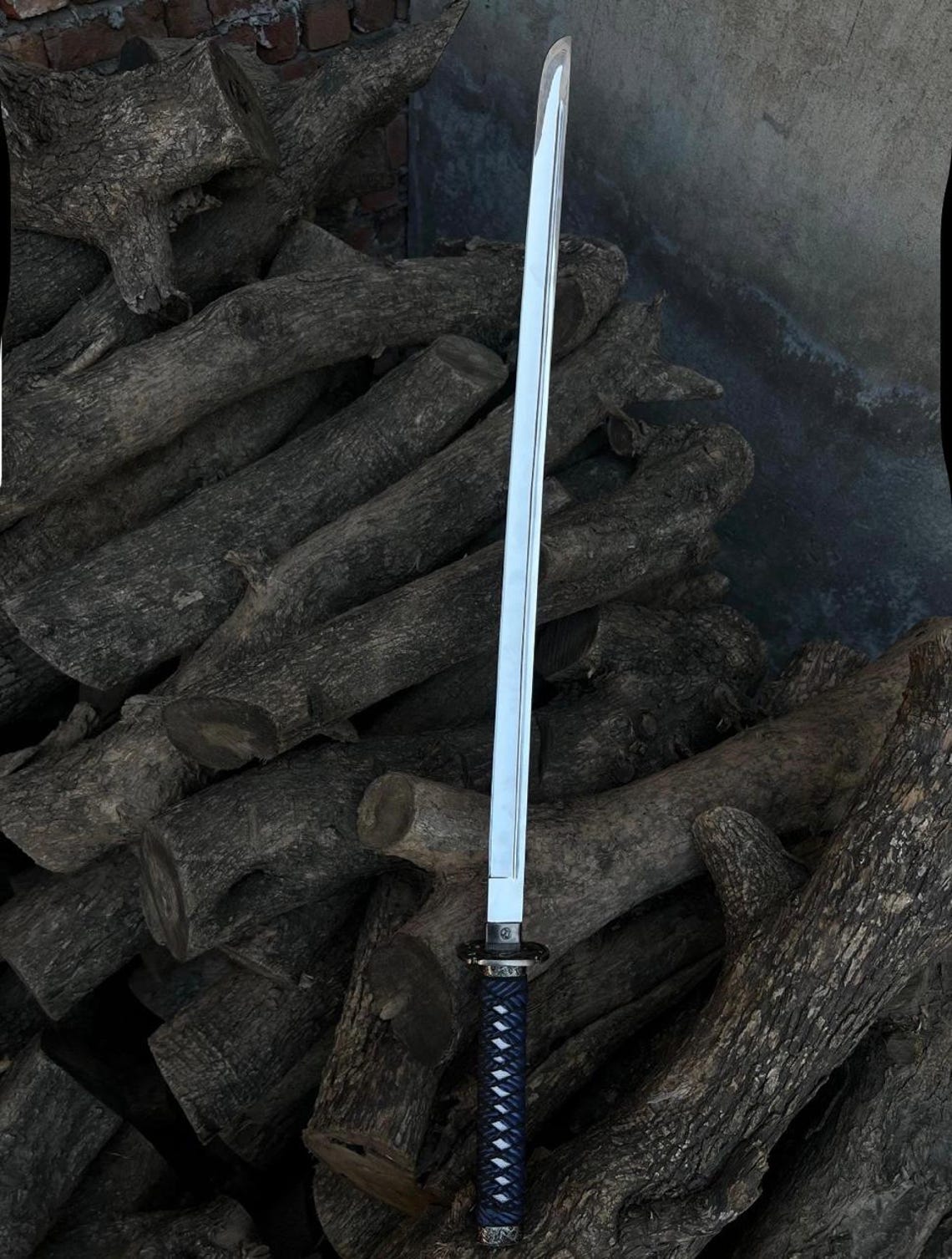 Handmade Katana Sword: Japanese Samurai Steel Blade | Unique Gift ...