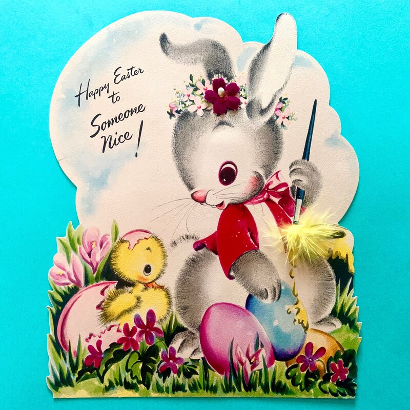 Hallmark Bunny Cards - Etsy