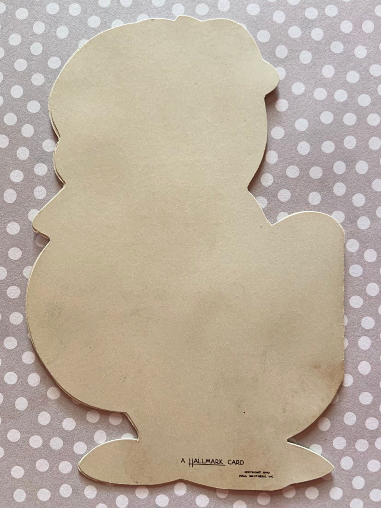 Vintage Easter Card Duckling With Felt Wing Gingham Duck for Grandson ...