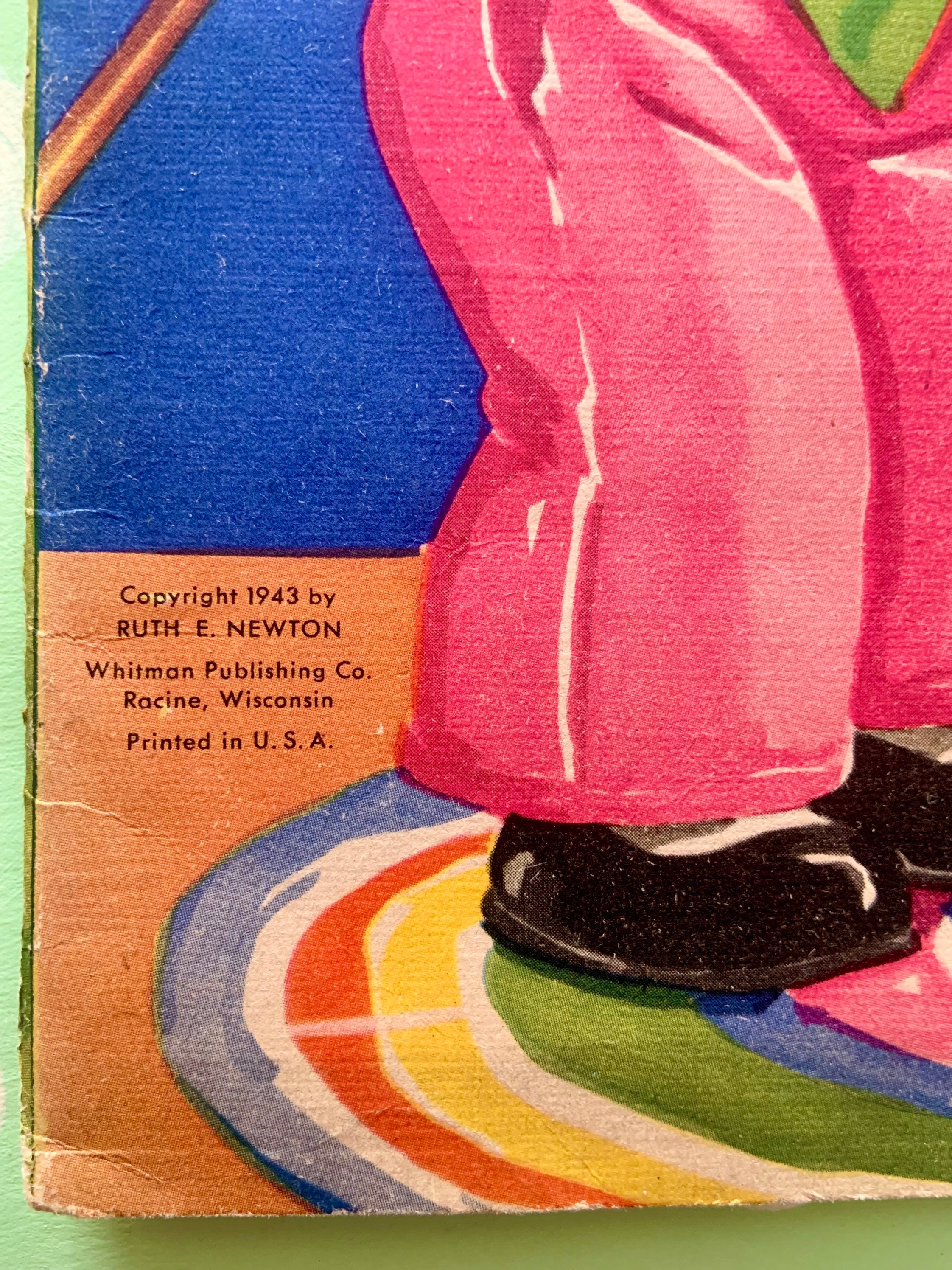 Large Vintage Book Ruth Newton's Mother Goose Whitman - Etsy