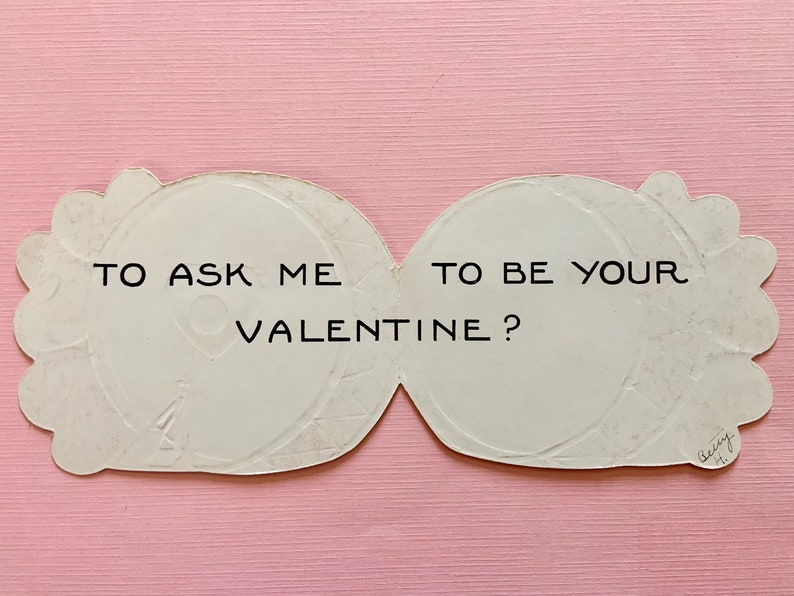 Vintage Unused Valentines Day Card Figural Type Bass Drum up - Etsy