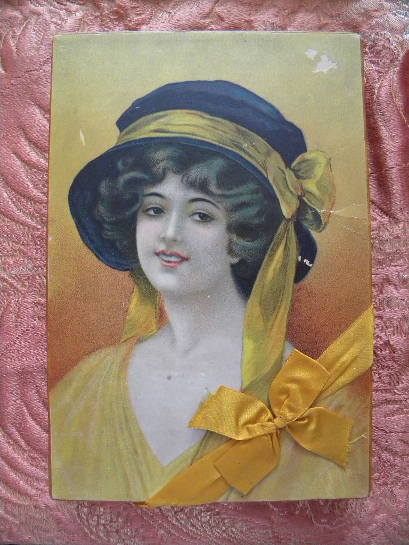 Vintage Chocolate Candy Box With Edwardian Woman Lithograph - Etsy