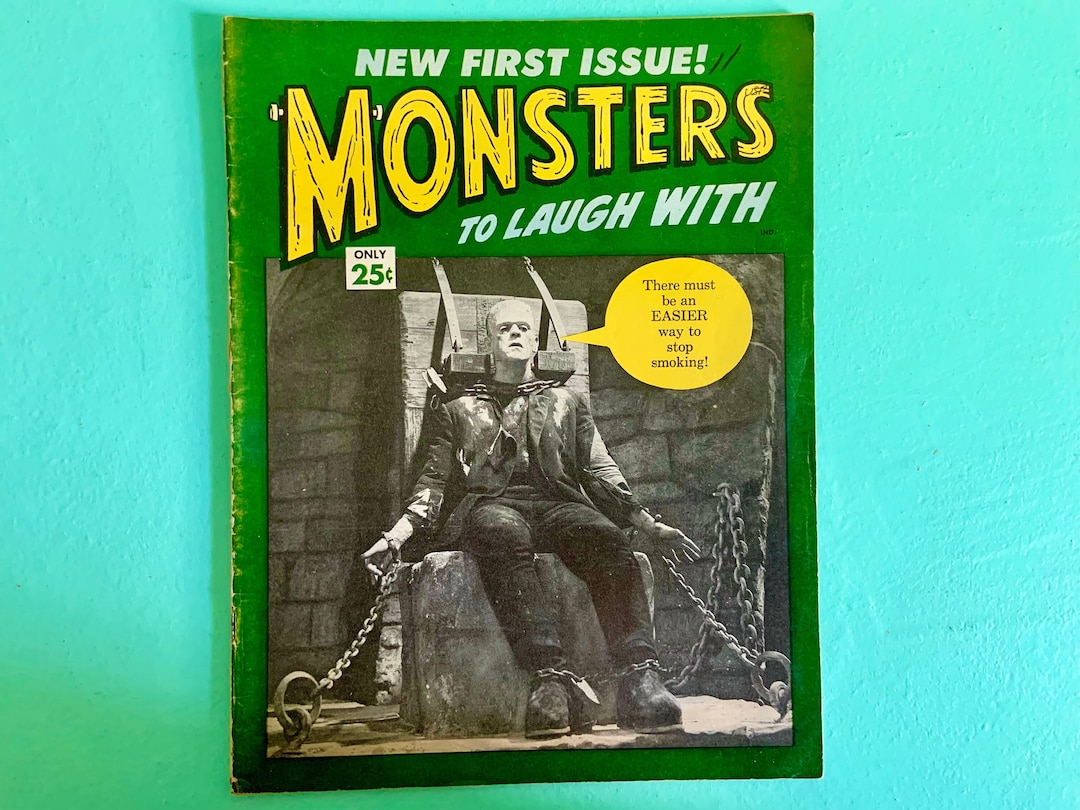 Vintage First Issue of Monsters to Laugh With by Stan Lee 1964 ...