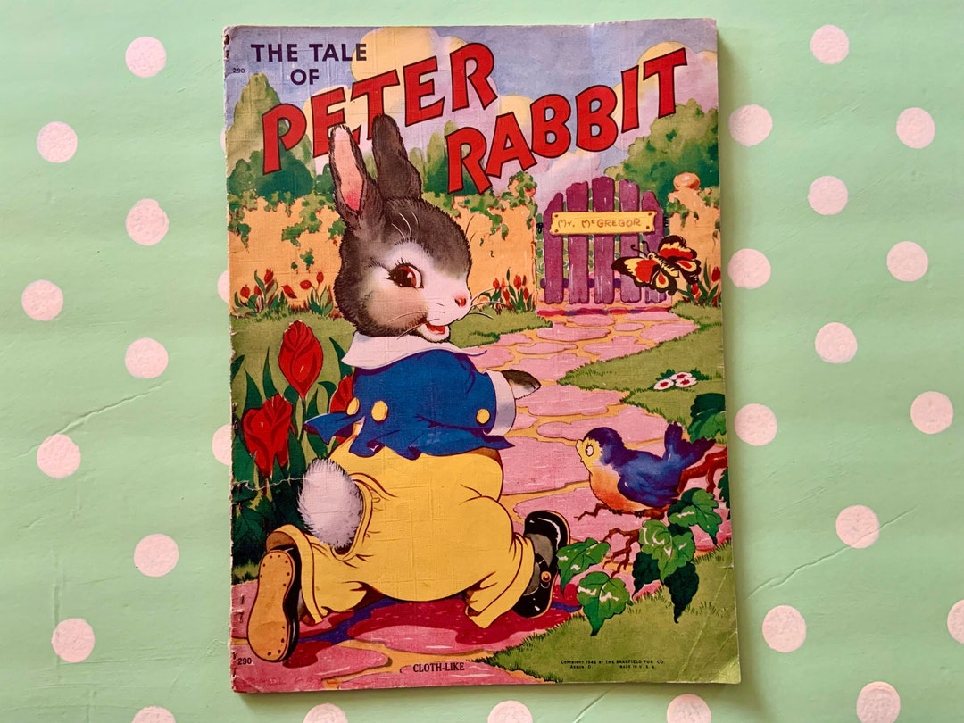 Vintage Easter Story Book the Tale of Peter Rabbit With Illustrations ...
