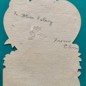 Large Vintage Valentines Day Card Chef Cupid Serving Order on a Tray ...