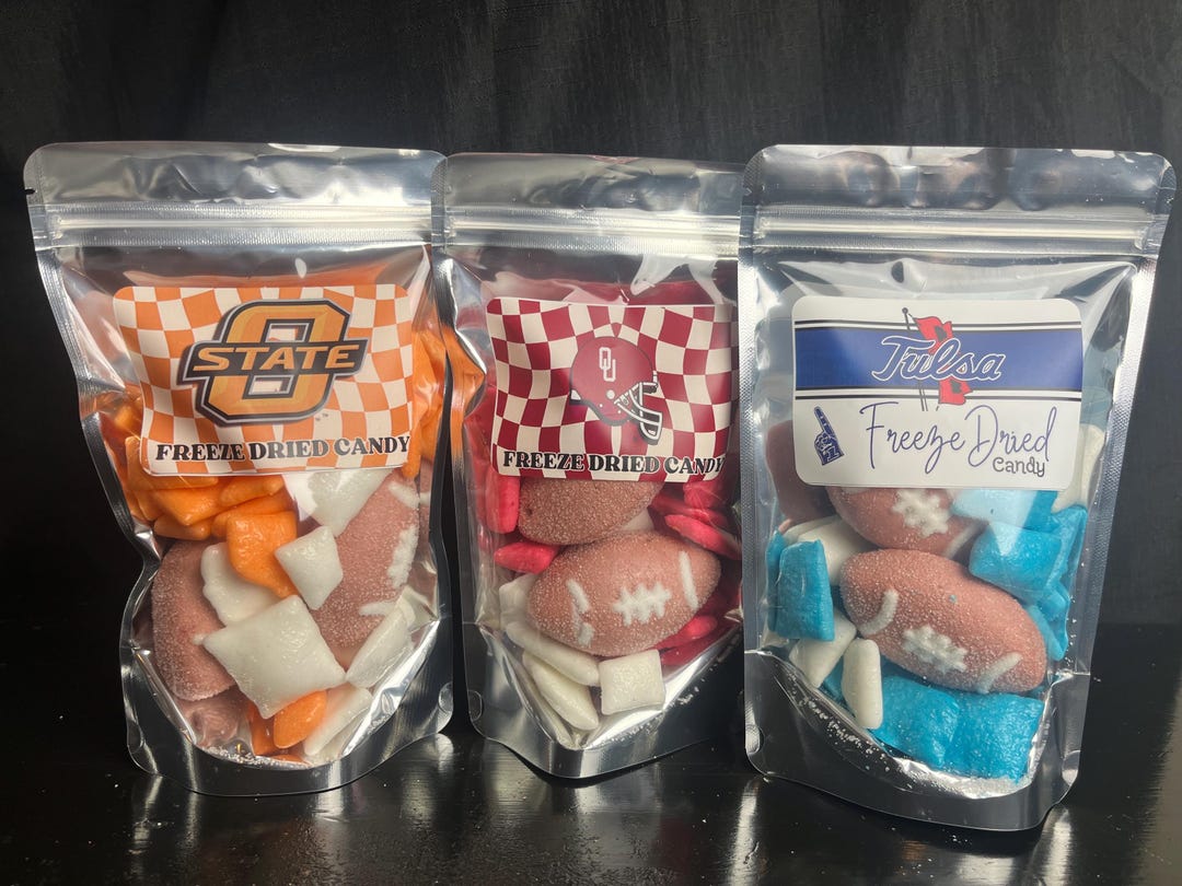 Game Day Freeze Dried Candy, OU Candy, OSU Candy, TU Candy, Party ...