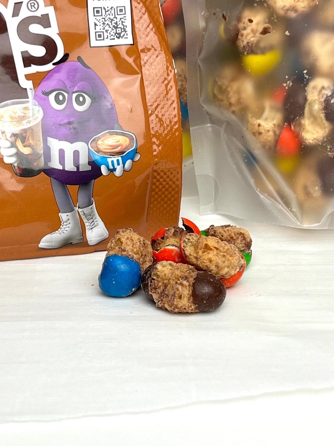 Freeze Dried Cold Brew Coffee Caramel and Chocolate Puffs, M&m's ...