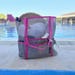 Large Mesh Beach Bag With Waterproof Phone Pocket 9 Compartments ...