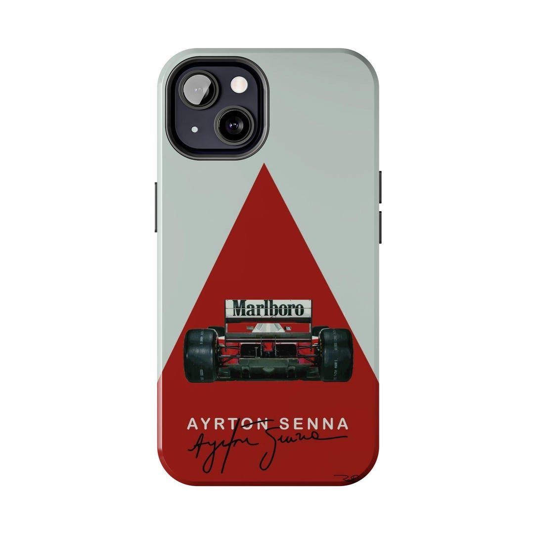 Ayrton Senna Phone Case, Racing Phone Cover, Tough Automotive Case ...