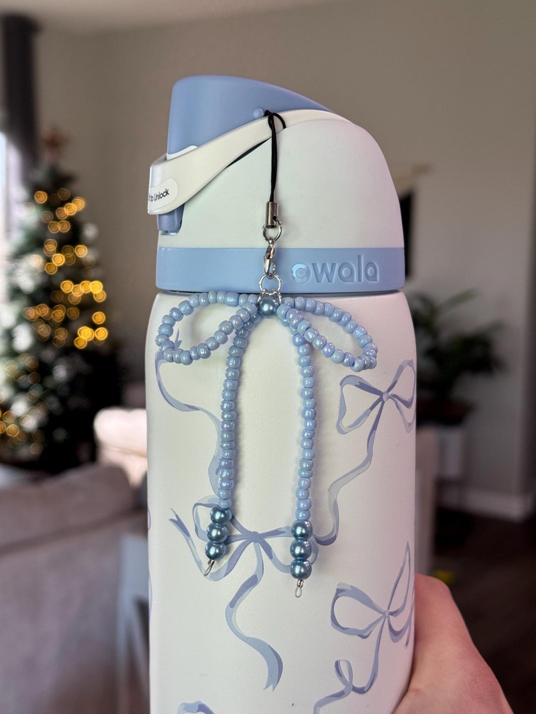 OWALA Charm - Blue Bow - Etsy