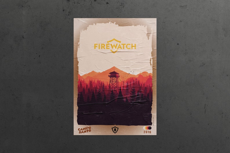 Firewatch Video Game Poster - Etsy