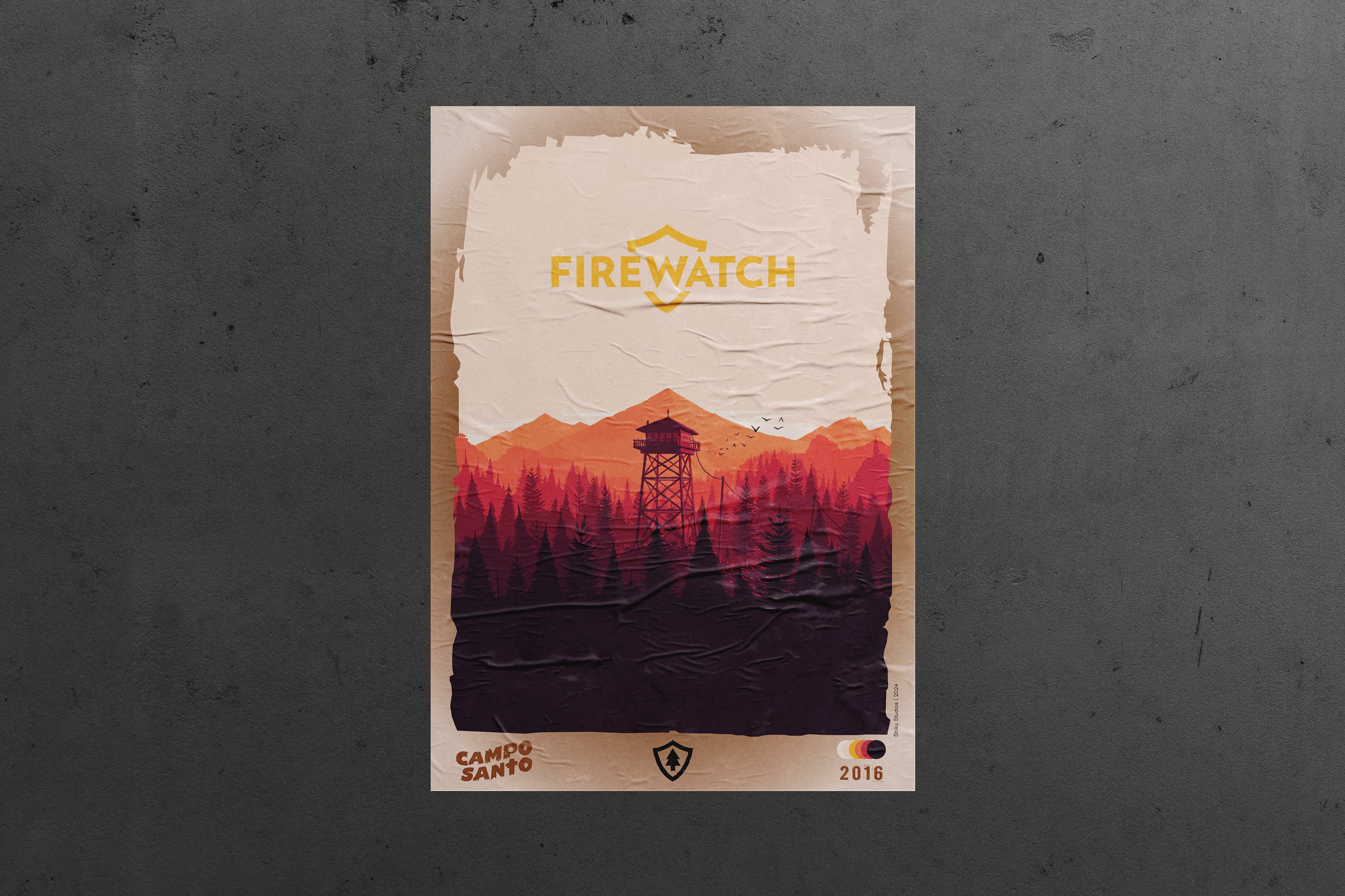 Firewatch Video Game Poster - Etsy