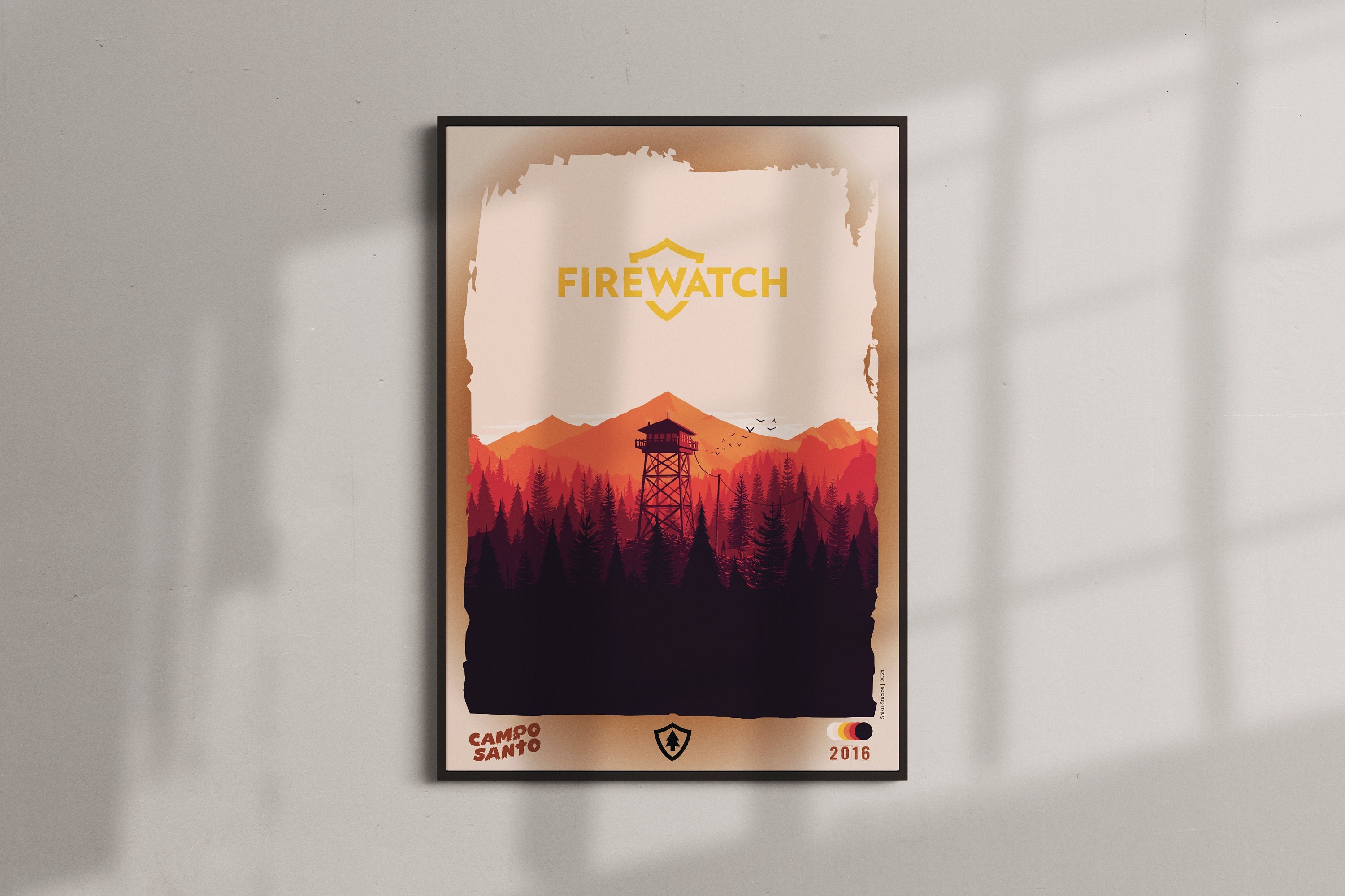 Firewatch Video Game Poster - Etsy