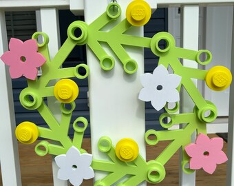 3D Printed Lego-inspired Giant Wreath - Etsy