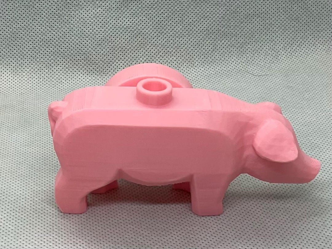 3D Printed Pig for Brick Wreath - Etsy