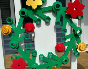 3D Printed Lego-inspired Giant Wreath - Etsy