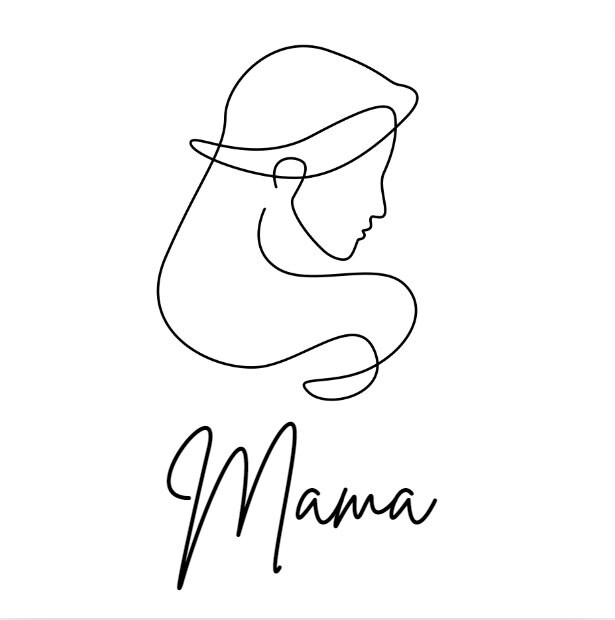 Mama Line Art SVG/PNG - Etsy