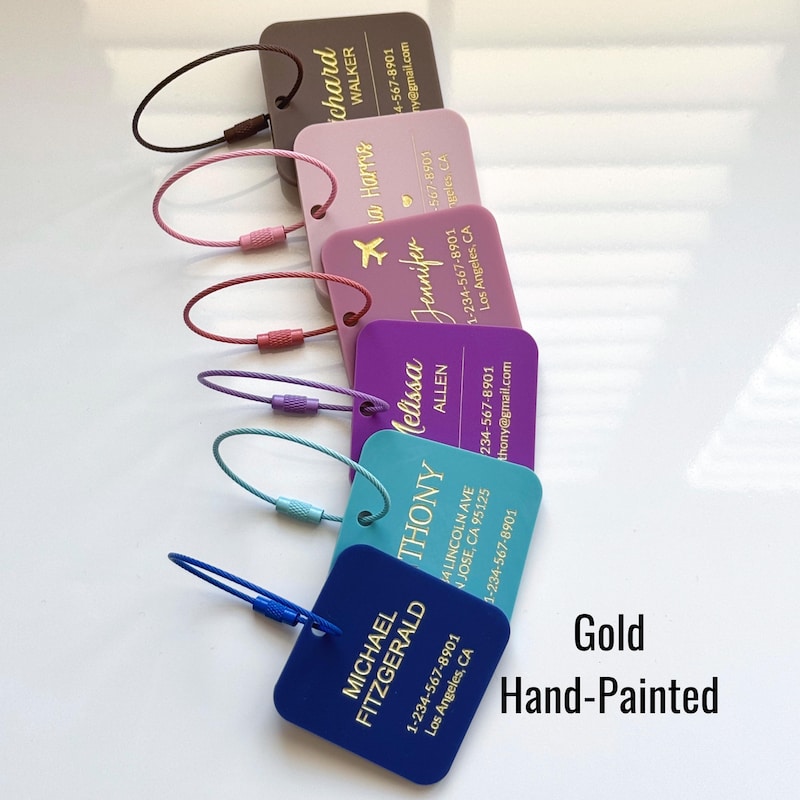Wedding Luggage Tags - Etsy