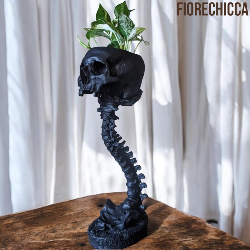 Skeleton Planter - Etsy