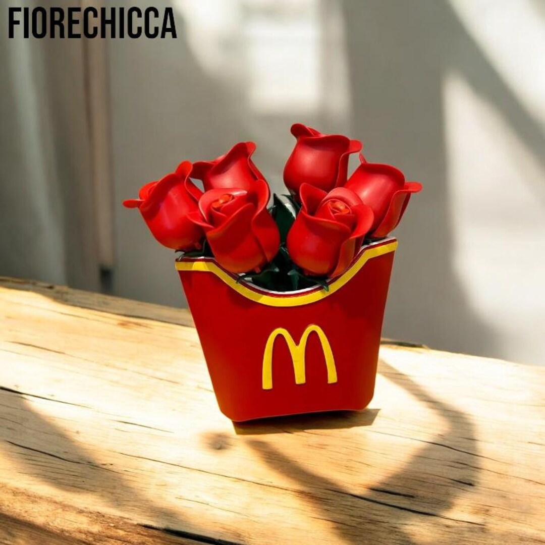 Mcdonald's Fries Box Planter, Fun Fast Food Plant Pot, Unique Christmas ...