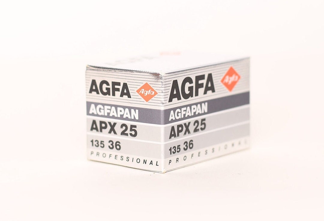 Agfa Agfapan APX25 35 Mm Analog Black and White Film Expired Vintage - Etsy