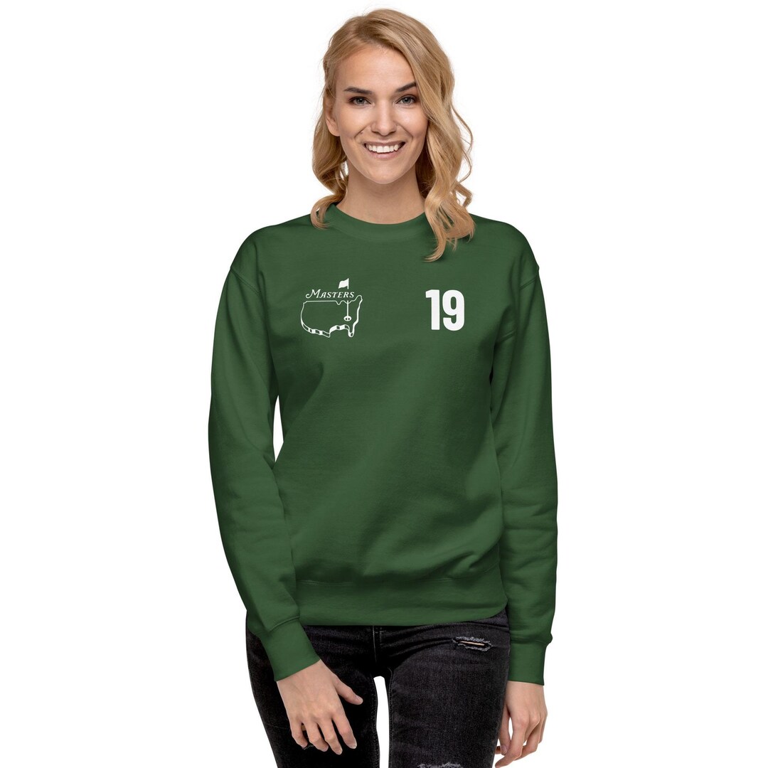 Masters Golf Caddie Sweatshirt Green - Customizable - Etsy