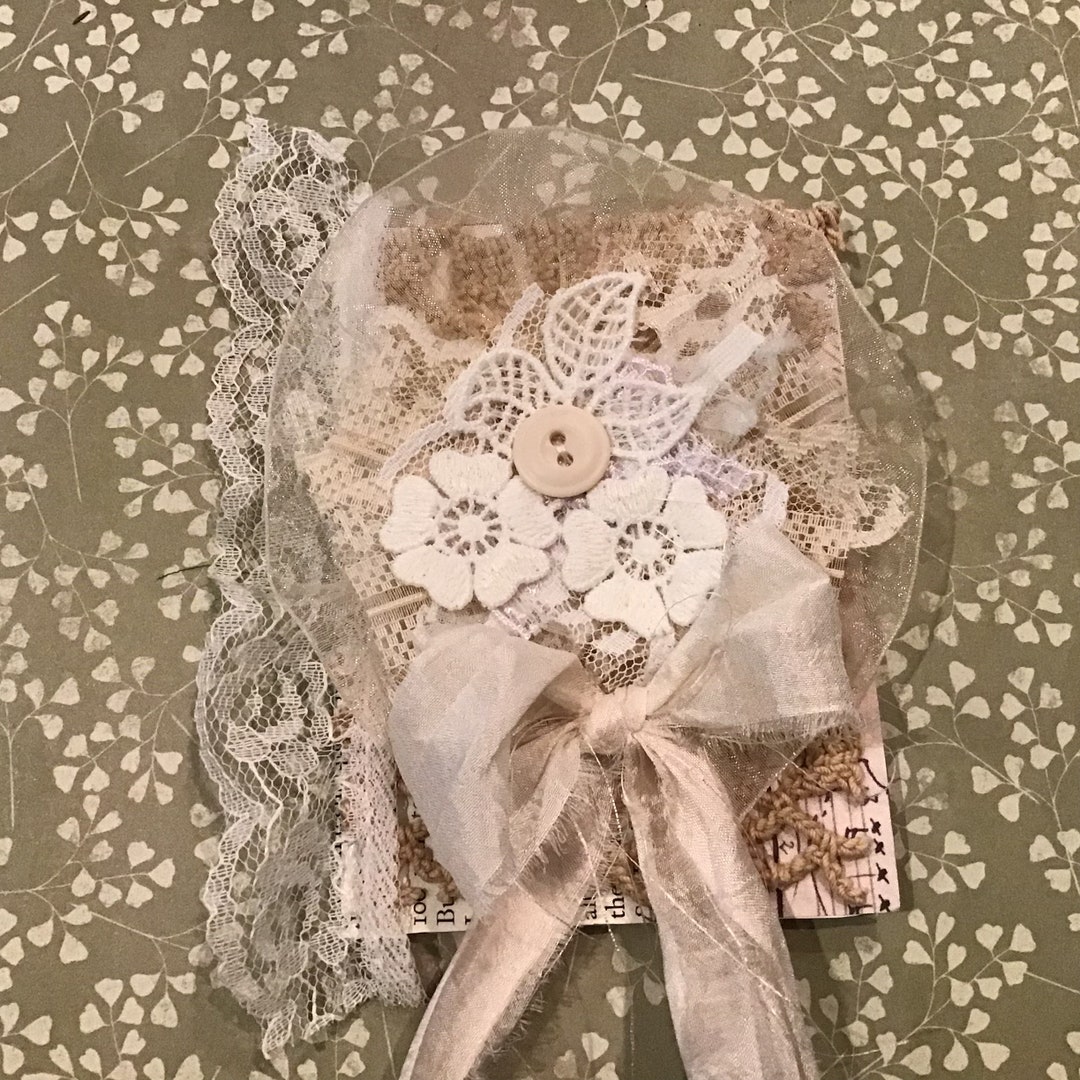 Small Altered Journal, Victorian, Journal, Junk Journal, Small Altered ...