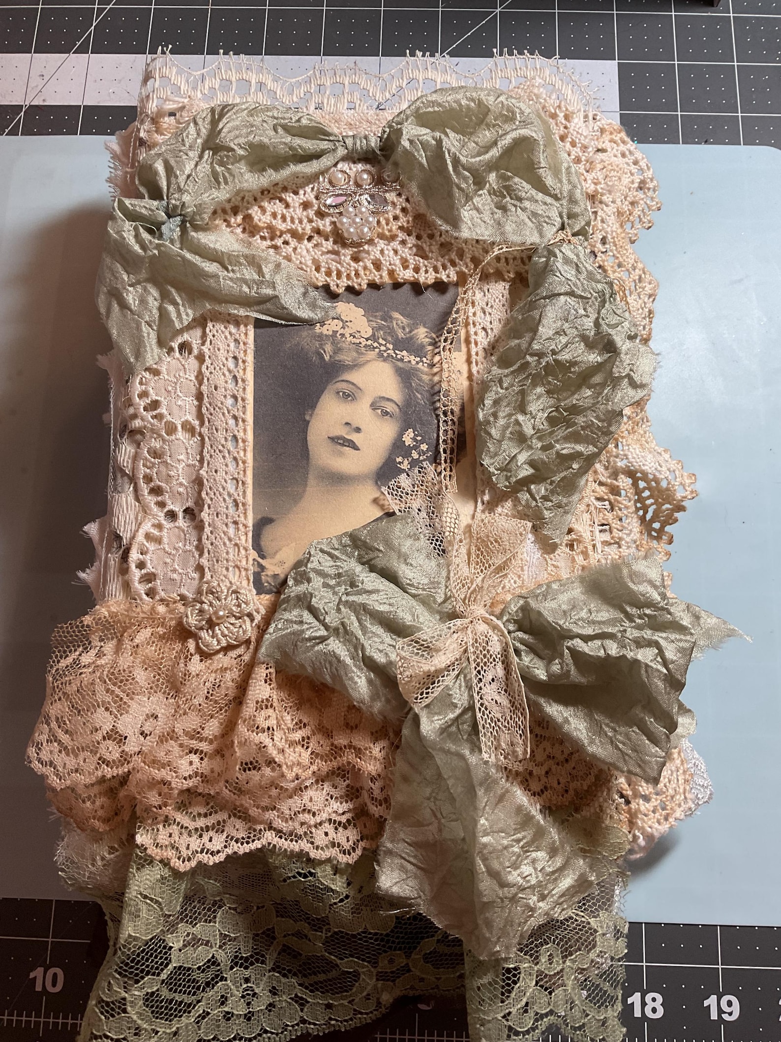 Beautiful Vintage Lace Journal, Journal With Me, Keepsake Journal ...