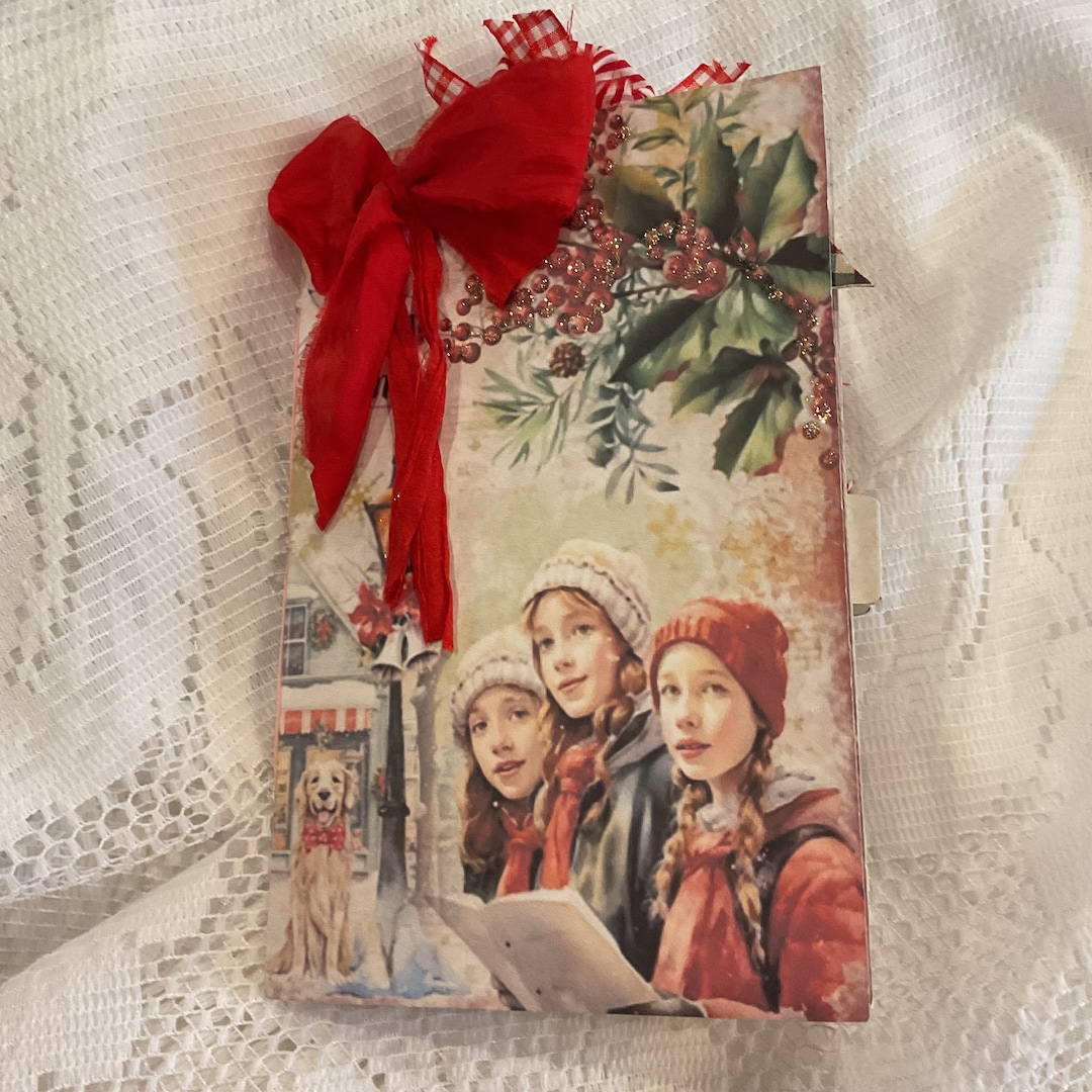 Beautiful Christmas Journal, Collage Journal, Christmas Book ...