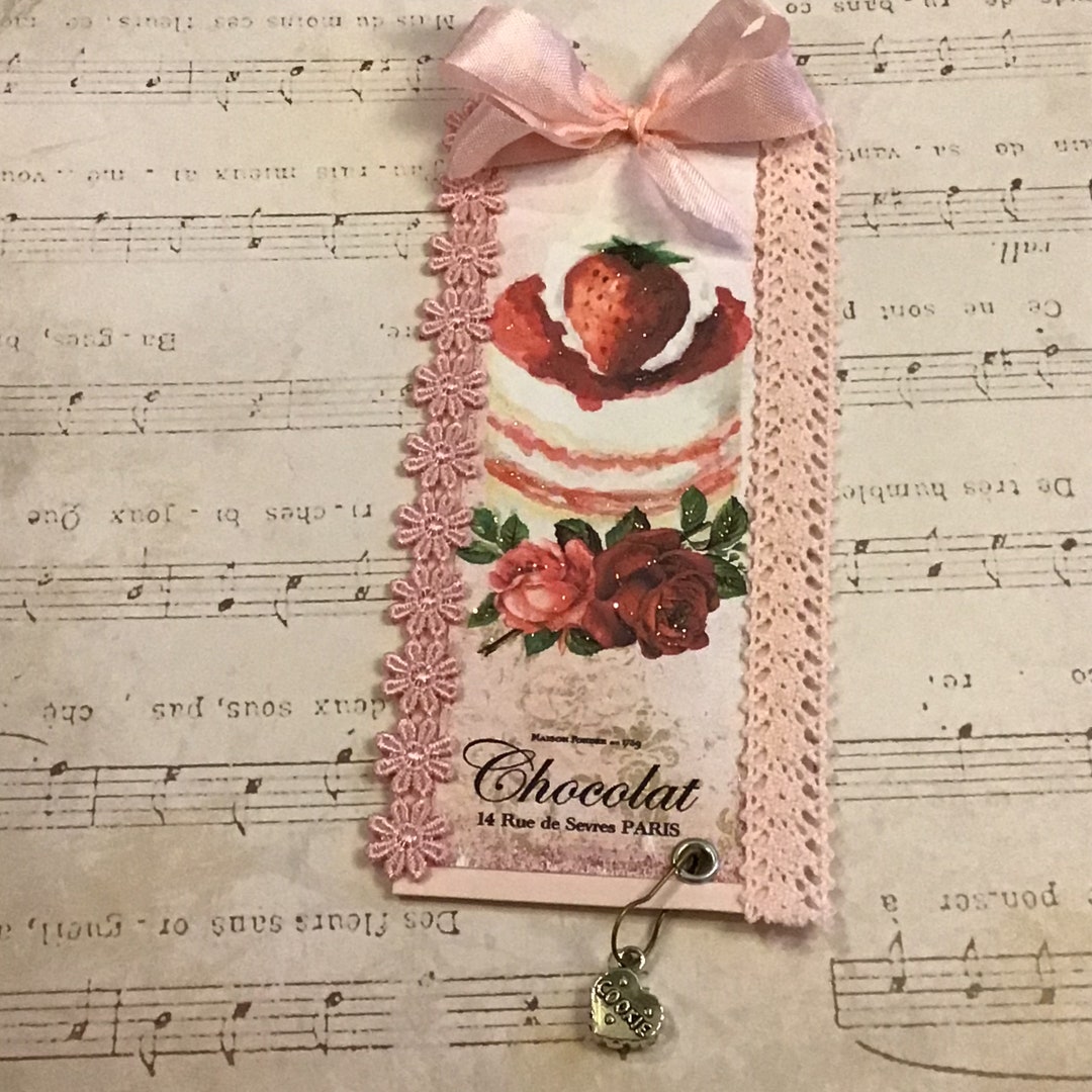 French Pastry Bookmark French Bookmarks Journal - Etsy