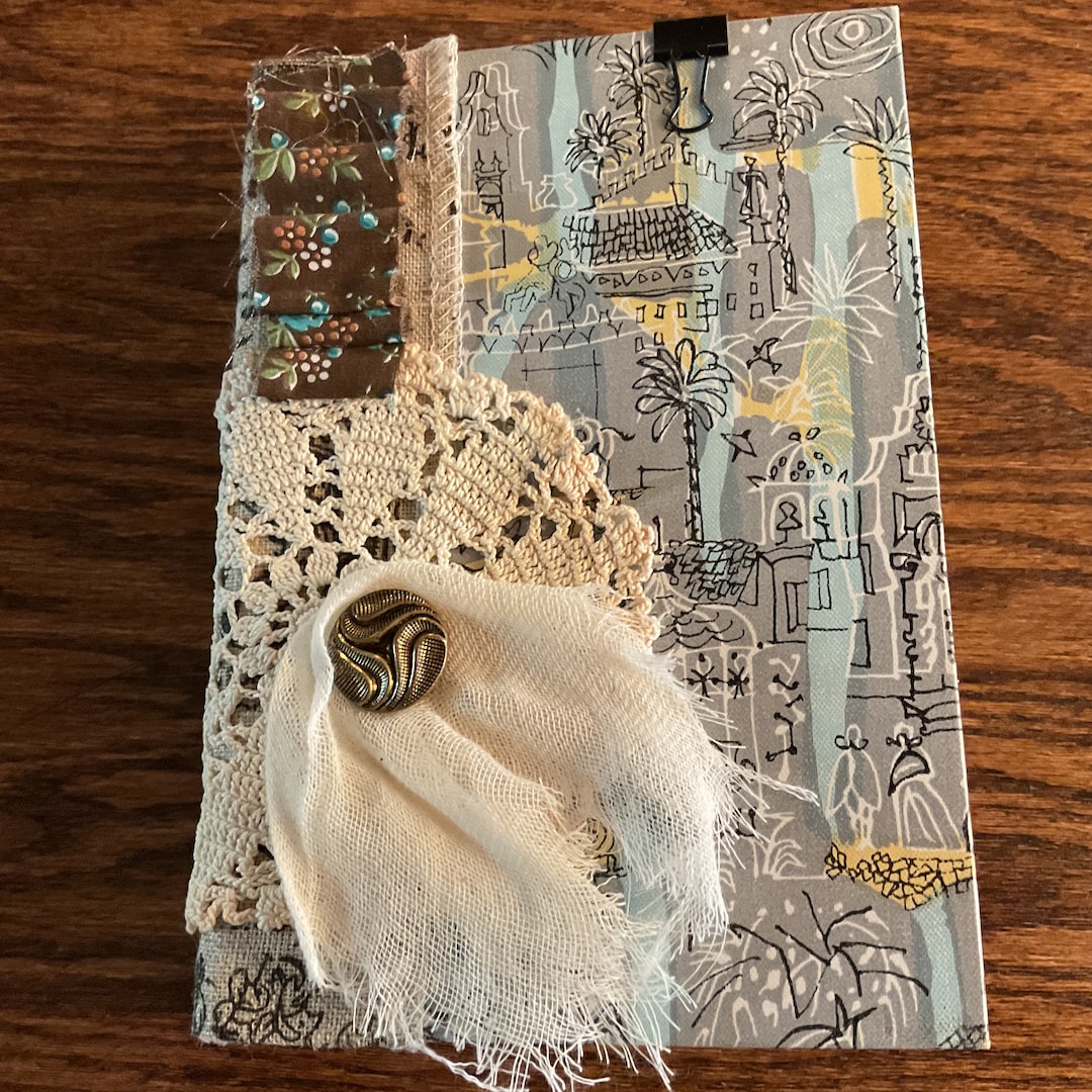 Vintage Journal, Rag Paper Journal, Vintage Book, Keepsake Journal ...