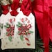 Set of Christmas Gift Tags, Candy Cane Gift Tags, Red Christmas Cane ...