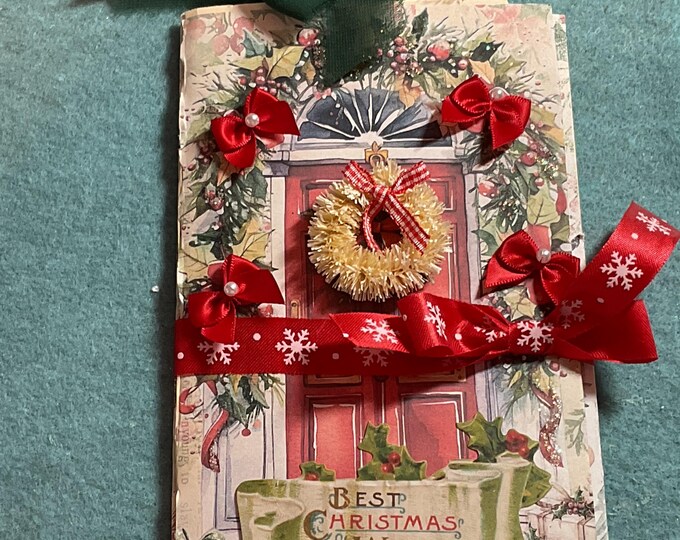 Christmas Journal, Christmas Tags, Embellished Christmas Journal ...