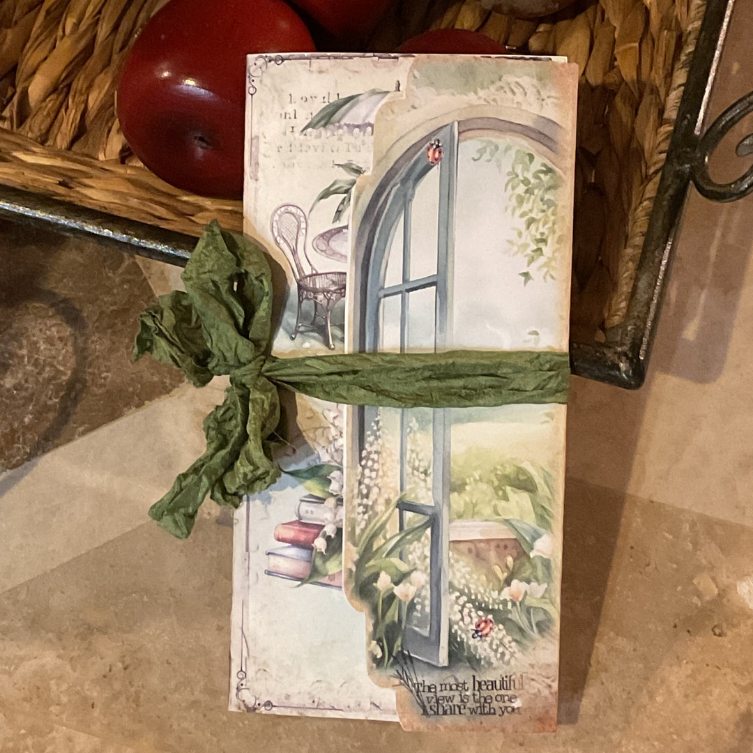 Floral Folio, Lilly of the Valley Folio, Floating Folio, Journal, Folio ...