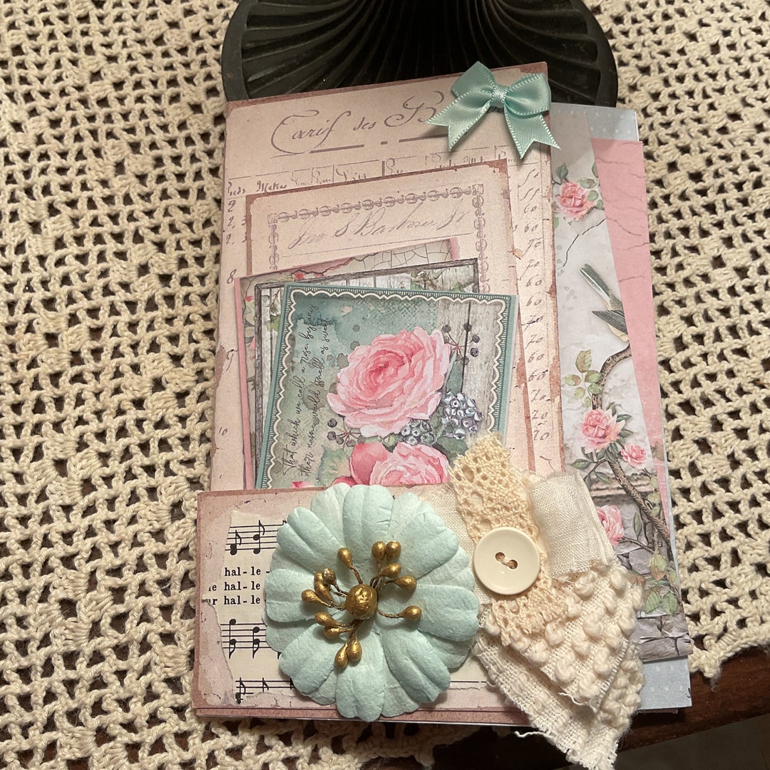 Altered File Folder, Floating Journal Folder, Journal, Floating Pocket ...