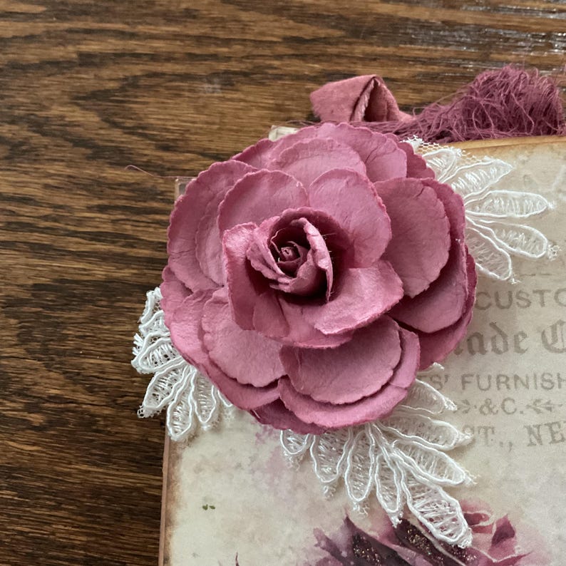 Lovely Floral Folder, Vintage Inspired Stand Alone Journal Folder ...
