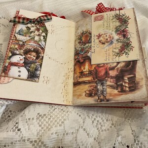 Beautiful Christmas Journal, Collage Journal, Christmas Book ...
