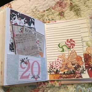 December Daily Christmas Journal, Pink Santa Journal, Pink Christmas ...