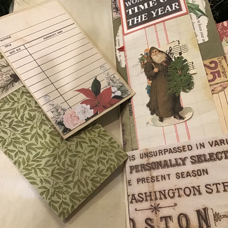 Traditional Christmas Journal Tall Skinny Journal Tim Holtz - Etsy