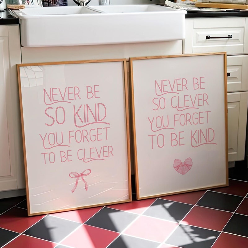 Be Kind Poster - Etsy