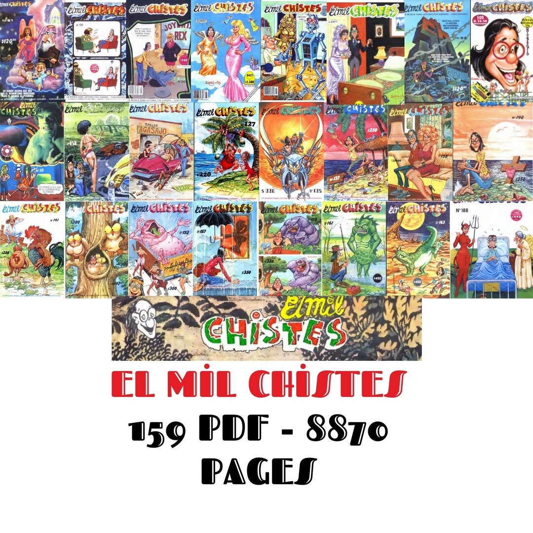 Comics Magazines, El Mil Chistes, Spanish Comics, Comics Bundle ...