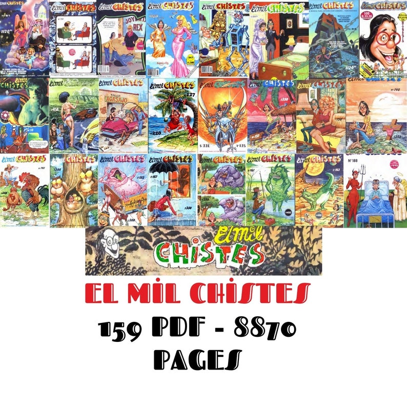 Comics Magazines, El Mil Chistes, Spanish Comics, Comics Bundle ...