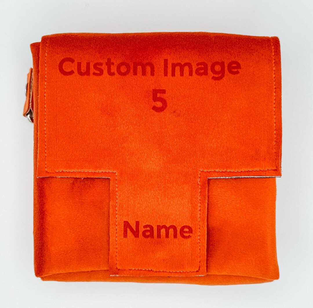 Custom 3 Medal Bag (orange Velvet) - Etsy
